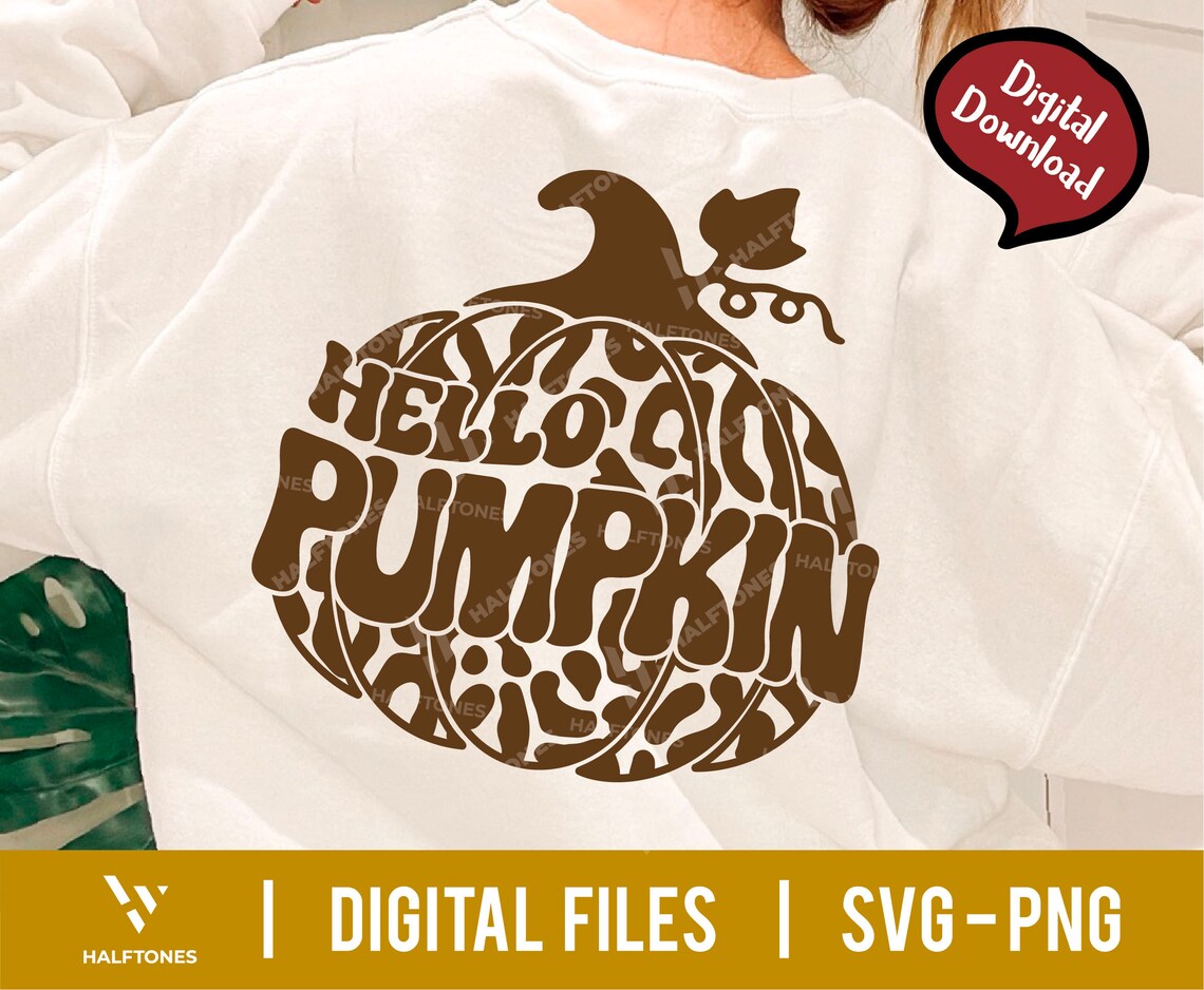 Hello Pumpkin Svg Leopard Pumpkin Svg Pumpkin Shirt Svg - Etsy