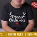 Merry Christmas SVG Reindeer Svg Christmas PNG Santa Claus - Etsy