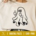Ghost Middle Finger Svg, Ghost Svg, Halloween Svg, Cute Ghost Halloween ...