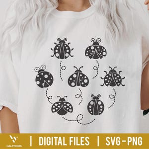 Ladybug Svg Bundle, Lady Bug Svg, Ladybug Files for Cricut, Cite ...
