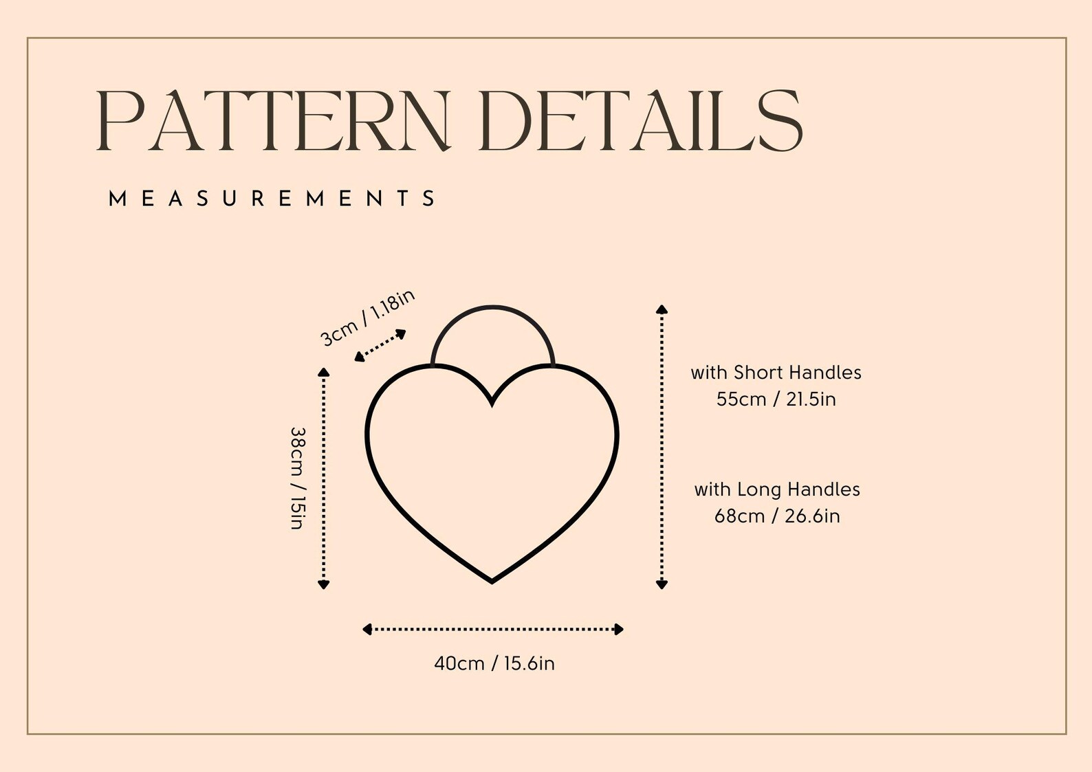 Heart Tote Bag Sewing Pattern: Lined Tote With Instructions (PDF ...