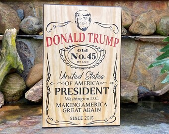 Trump Wood Signs | Etsy
