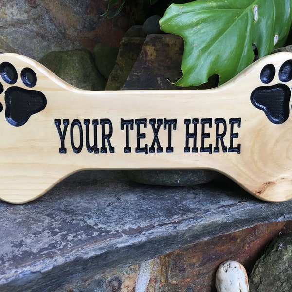 Wood Dog Sign - Etsy