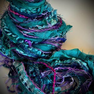 New SEA NYMPH, 28 Yd Adornment Fiber Art Bundle, Specialty Ribbon and ...