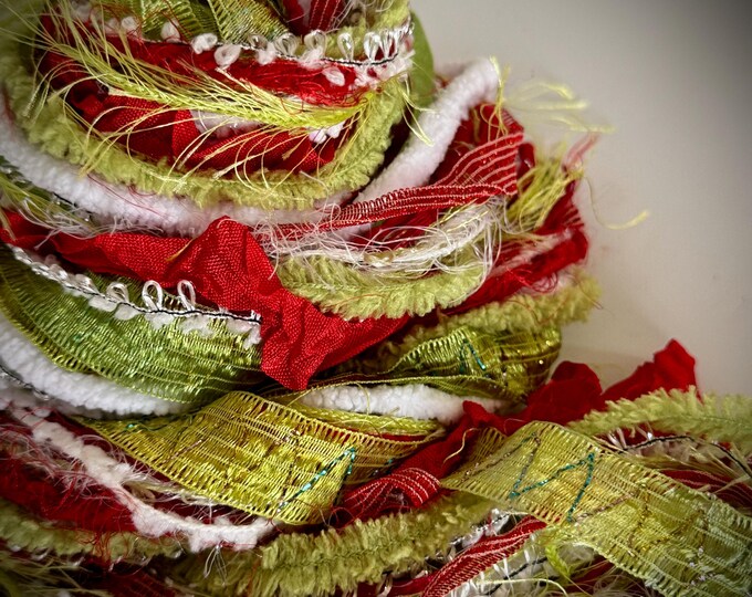 New Limited Bundle - SANTA'S ELVES, 32 Yd Adornment Fiber Art Bundle ...