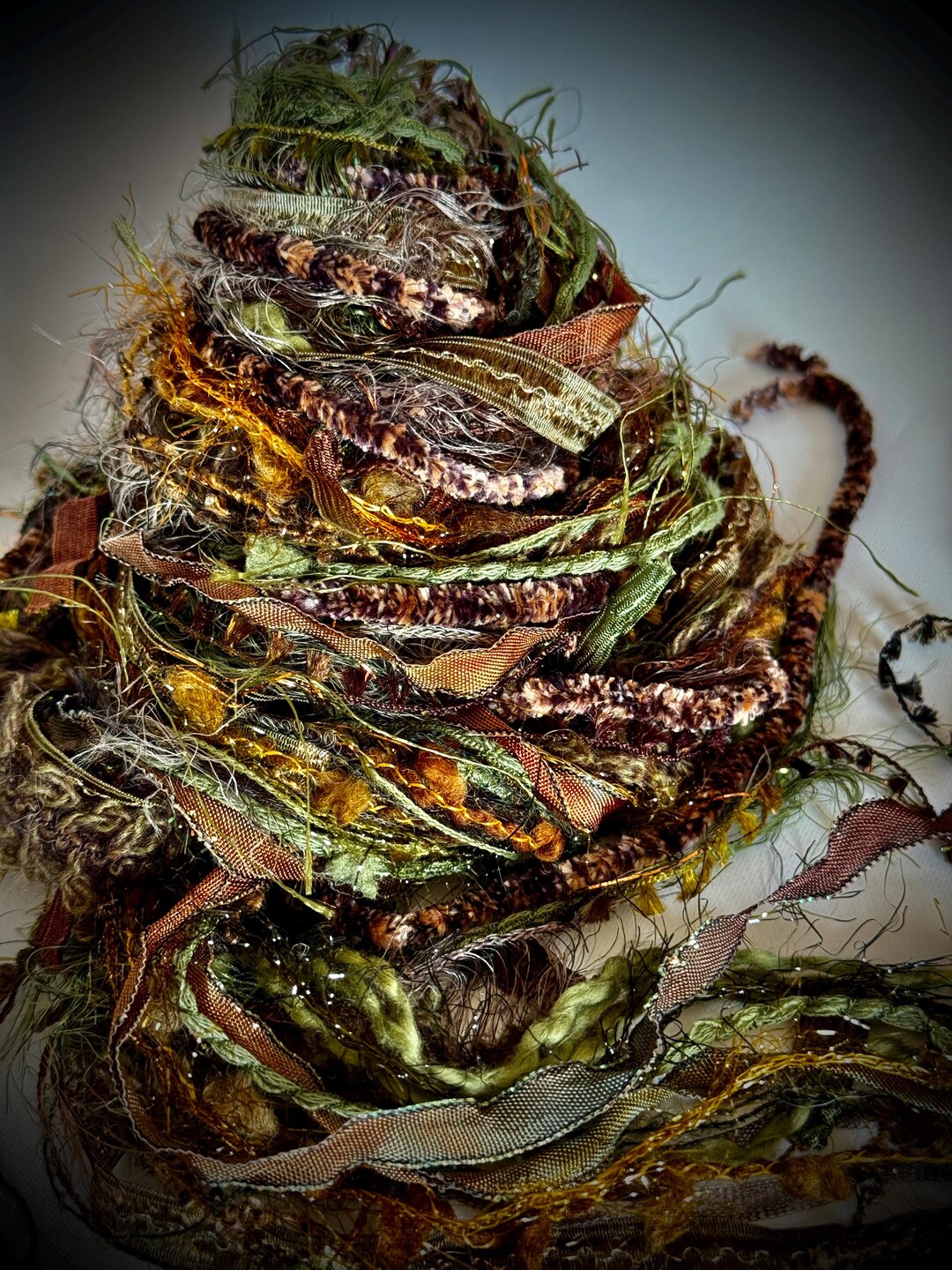 New Bundle DRYAD GROVE Adornment Fiber Art Bundle, Specialty Yarn ...