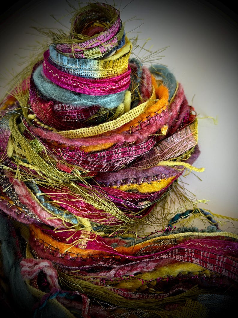 New Limited - HAPPY TROLL Adornment Fiber Art Bundle, Specialty Yarn ...