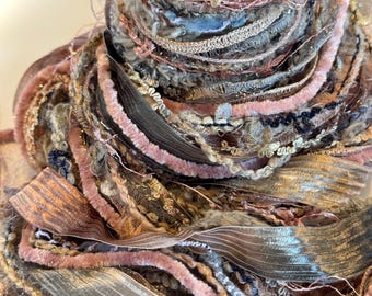 New SPRINGTIME, 28 Yd Adornment Fiber Art Bundle, Specialty Yarn ...