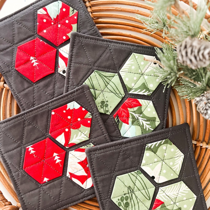 Quilted Coasters - Etsy