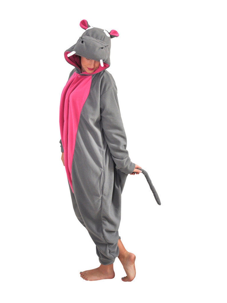 Kids Animal Onesie kigurumi Cosplay Hippo - Etsy