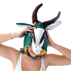 Springbok Animal Hat / Beanie kigurumi Cosplay - Etsy