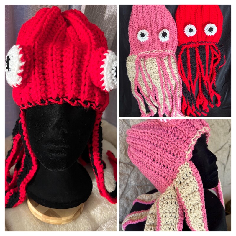 Octopus Hat - Etsy