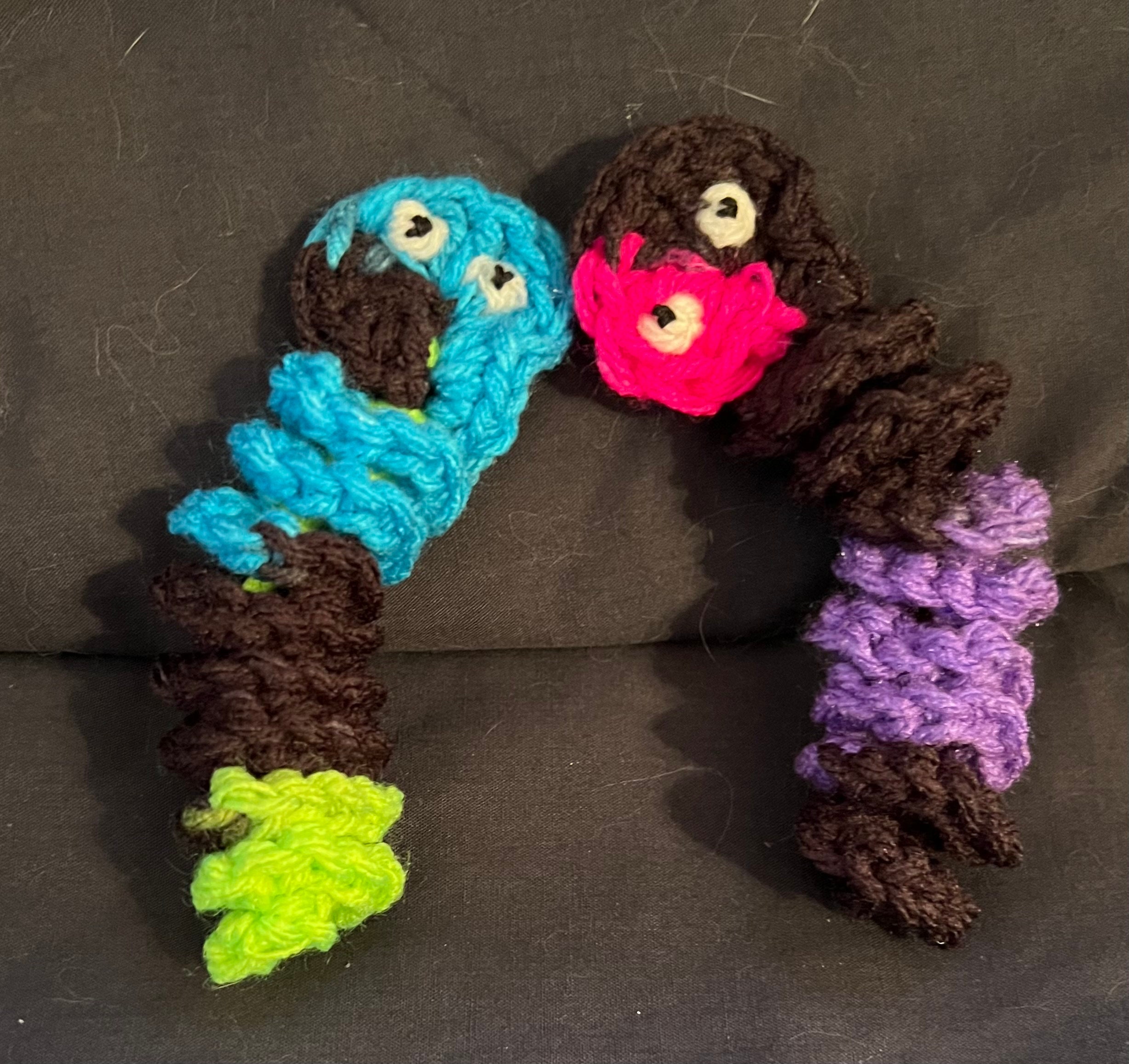 Worry Pet Stress Toy Crocheted Fidget Items to Hold Pet or - Etsy