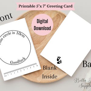 Funny Baby Shower Card, 10cm Circle Design (digital Card) - Etsy