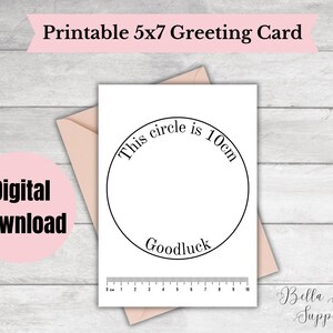 Funny Baby Shower Card, 10cm Circle Design (digital Card) - Etsy