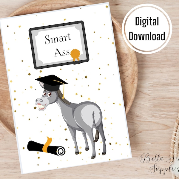 Smart Ass Card - Etsy