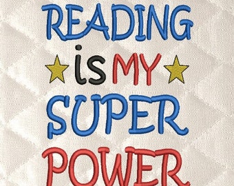 Reading is my superpower | Etsy