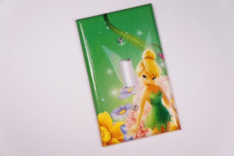 Disney Fairy Tinkerbell from Peter Pan light switch plate | Etsy
