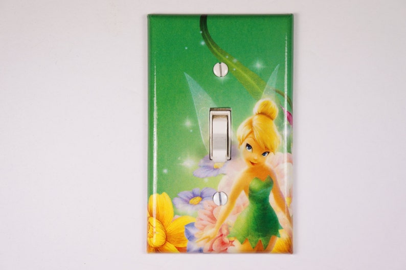 Disney Fairy Tinkerbell from Peter Pan light switch plate | Etsy