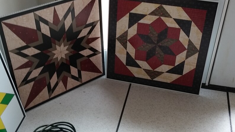 Corn and Beans Barn Quilt Light Weight Free Shipping. Multi - Etsy