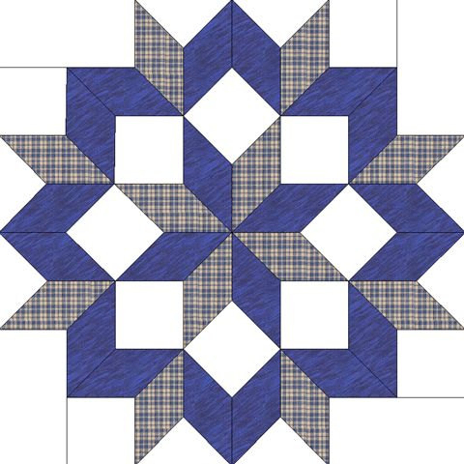 Denim Star Barn Quilt Light Weight Free Shipping... Many | Etsy