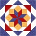 Colonial Star Barn Quilt, Light Weight; Easy to Install; Several Sizes ...