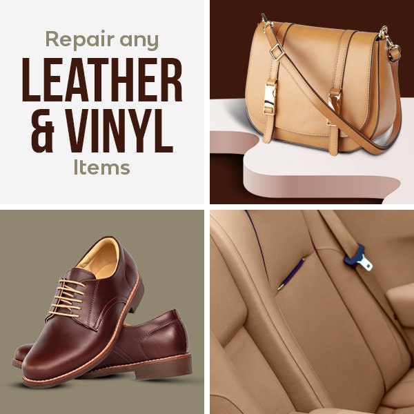 Leather Max White Mix Vinyl and Leather Repair Kit - for Your Furniture ...