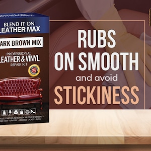 Leather Max Dark Brown Mix Vinyl and Leather Repair Kit - for Your ...