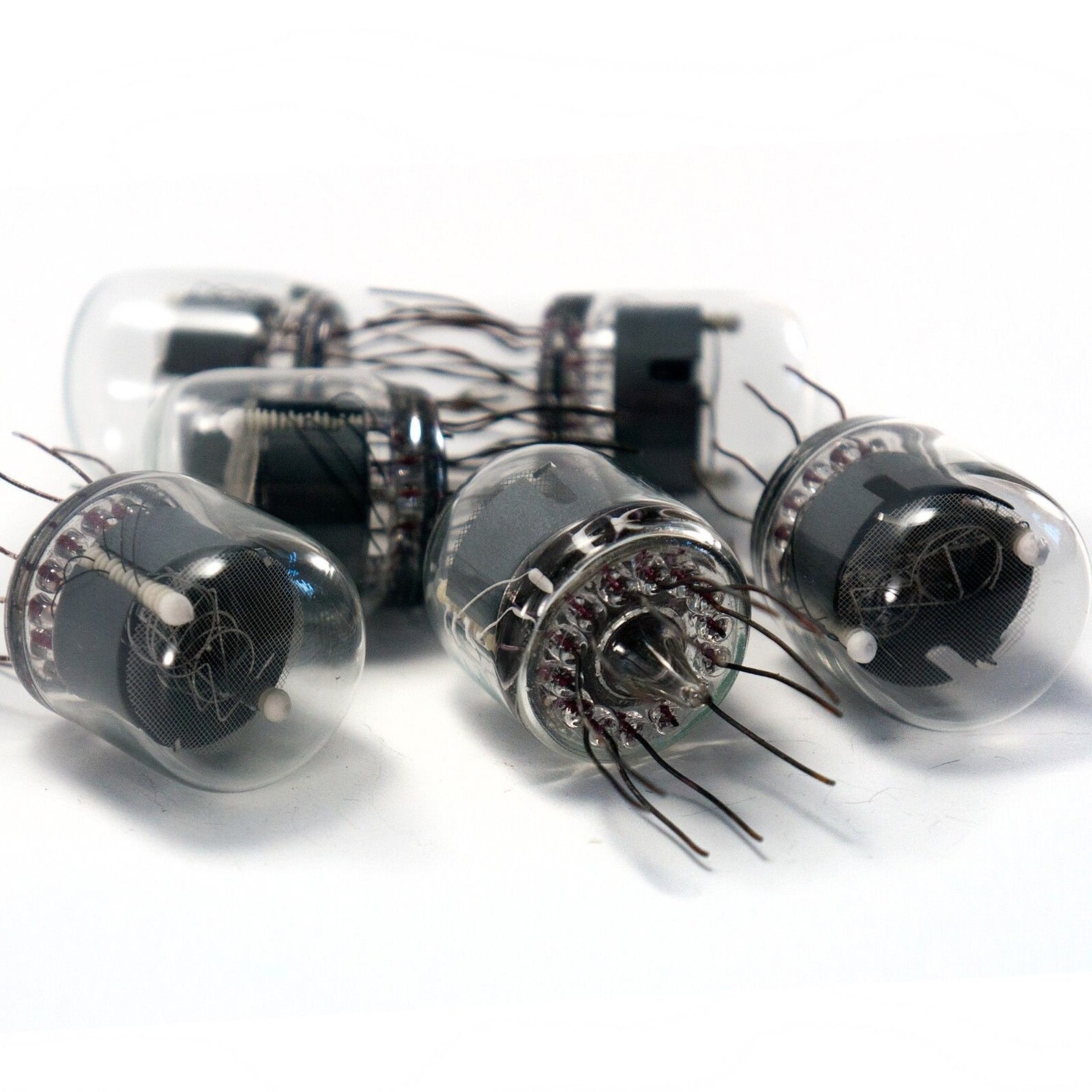 6x IN-1 Nixie Tube Small Fine Grid Special Edition Flexible Pins NOS - Etsy