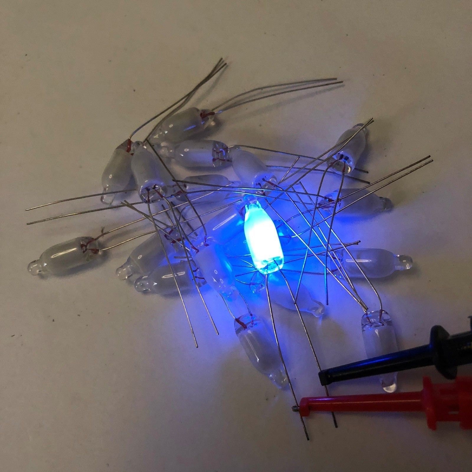 20x Blue Nixie Neon Luminophore VFD Light Bulbs NE-2 - Etsy