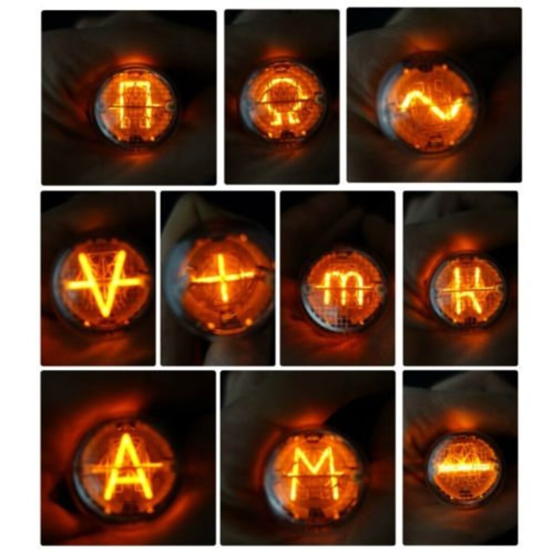 2x Symbol Neon Nixie Tube IN-7 Vintage USSR Indicators - Etsy