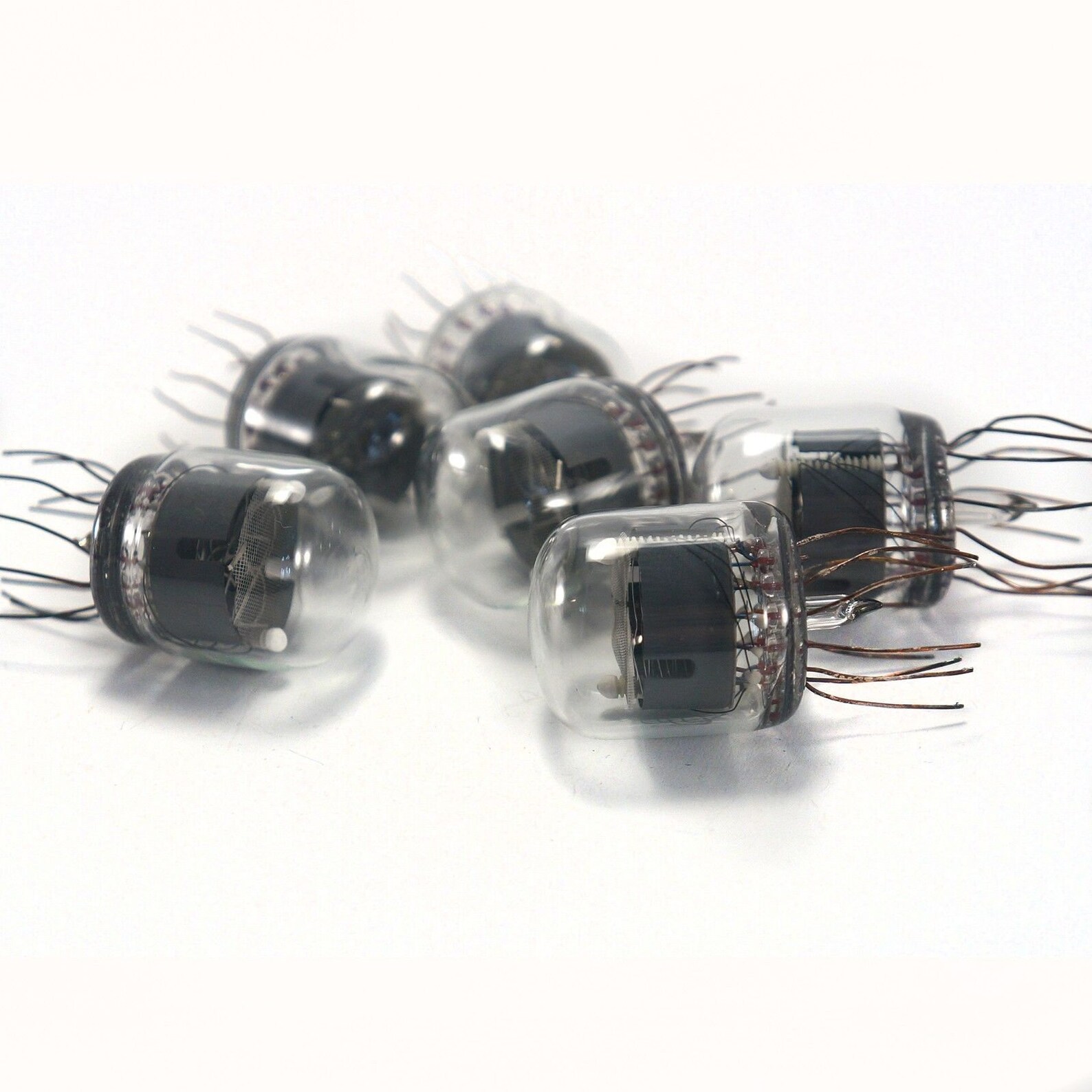 6x IN-1 Nixie Tube Small Fine Grid Special Edition Flexible Pins NOS - Etsy