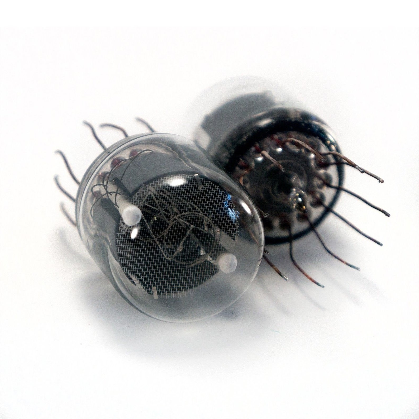 6x IN-1 Nixie Tube Small Fine Grid Special Edition Flexible Pins NOS - Etsy