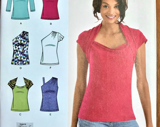 Simplicity 2364 Knit Tops Sewing Pattern in Sizes 14 to 22 With ...