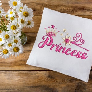 Princess Embroidery Design, Crown and Stars (instant Download) - Etsy
