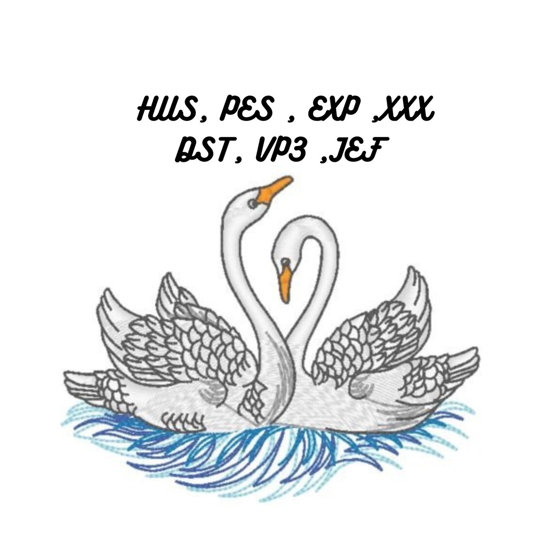 Goose Embroidery Design, Digital Embroidery, Embroidery Design ...