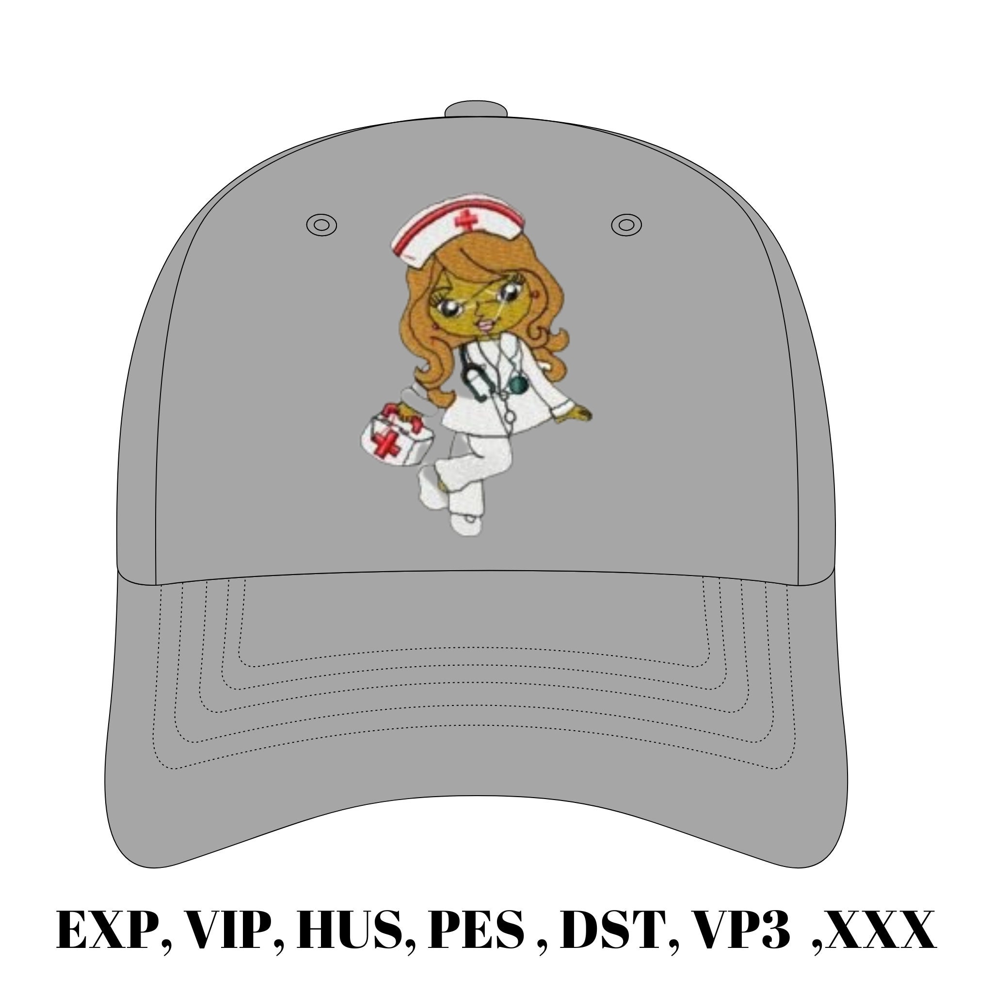 Nurse Embroidery Design, Digital Embroidery, Embroidery Design ...