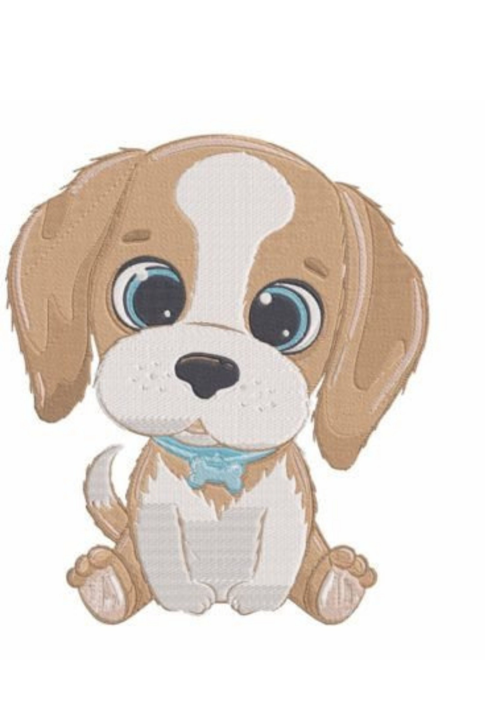 Cute Puppy Embroidery Design 3 Sizes Machine Embroidery Design Dog ...