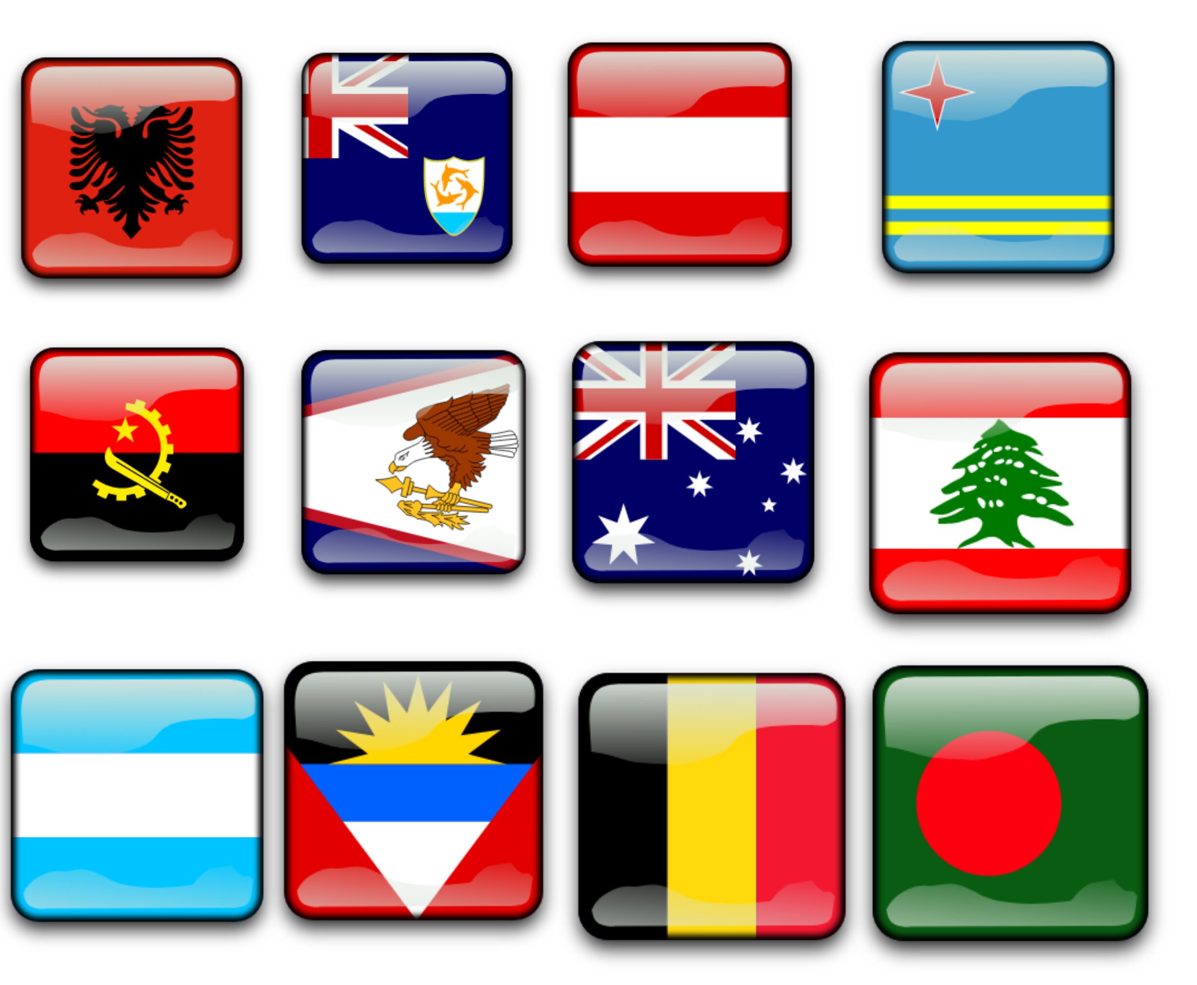 17 Country Flags Svg ,nations Countries of the World Flag, Vector Files ...