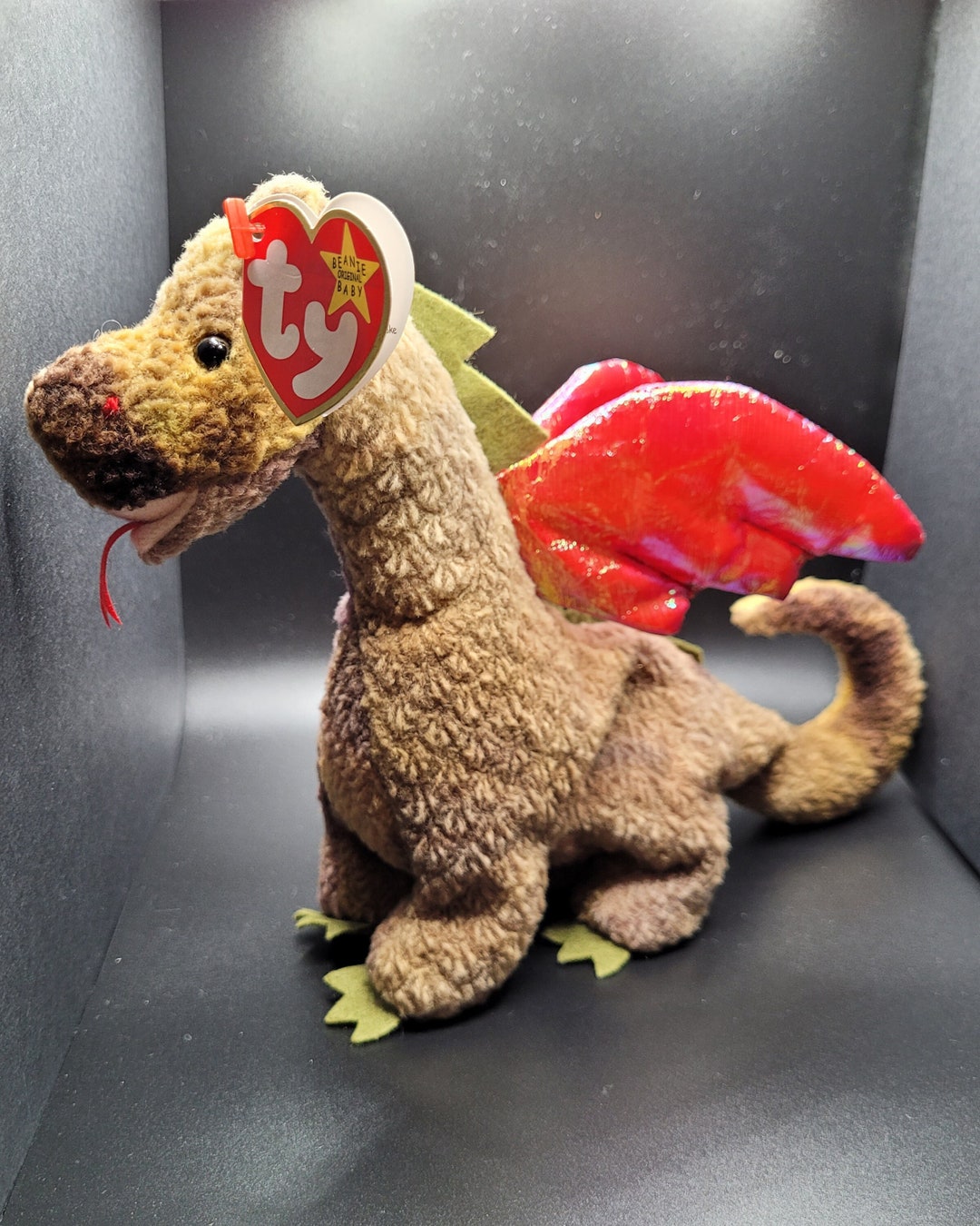 Scorch the Dragon Retired Beanie Baby Dragon Plushie - Etsy