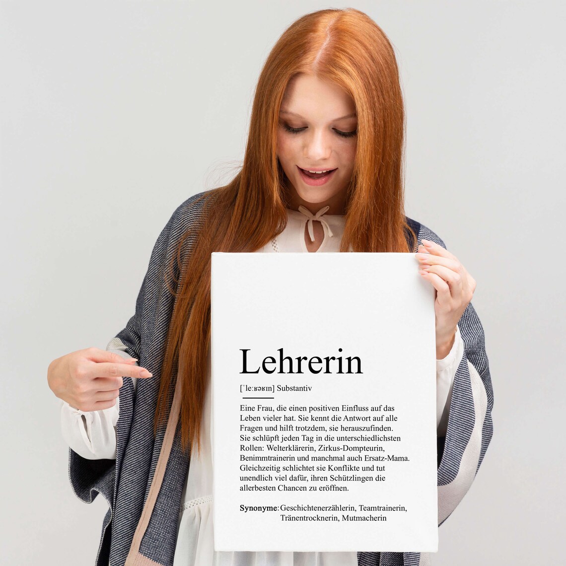 Poster "LEHRERIN" Definition | Grundschule Geschenk Bedanken Schule ...