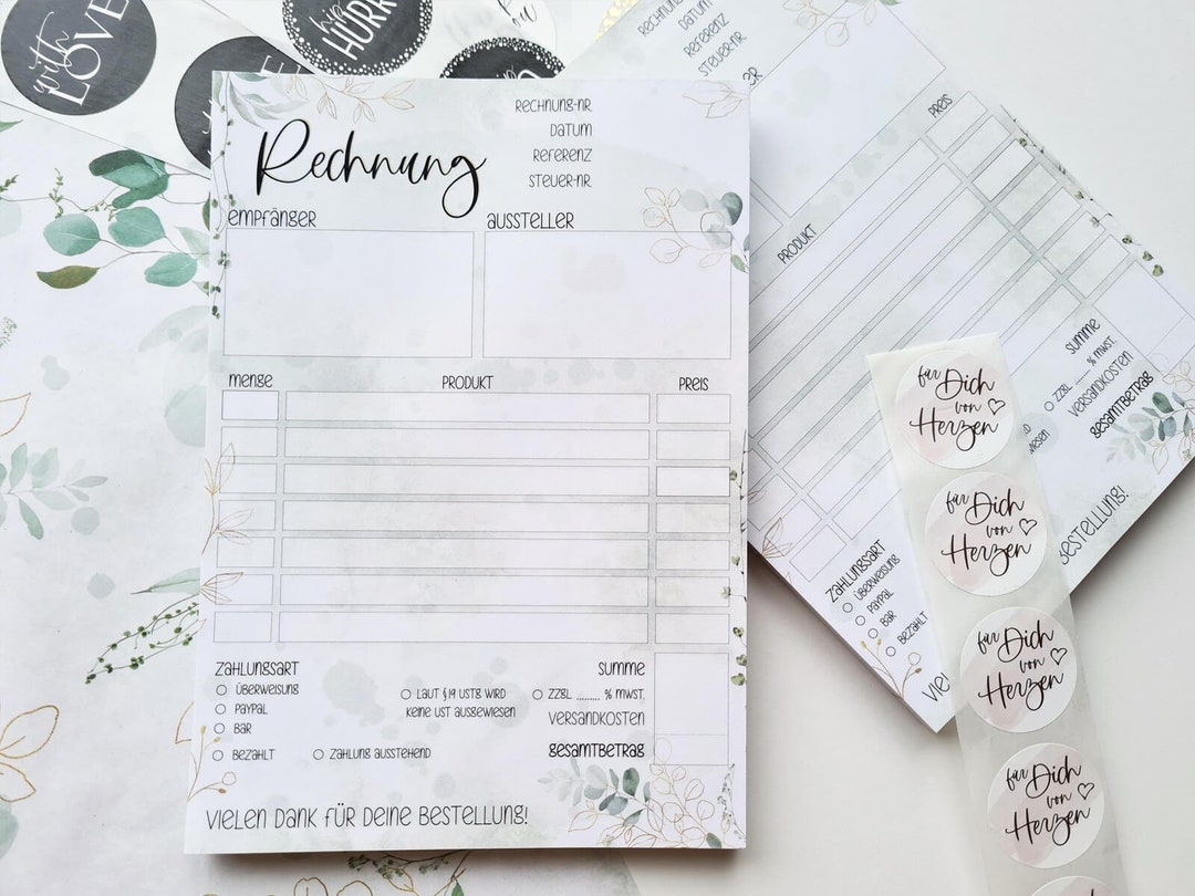 INVOICE PAD A5 With Carbon Copy | Small Business Invoice Writing With ...