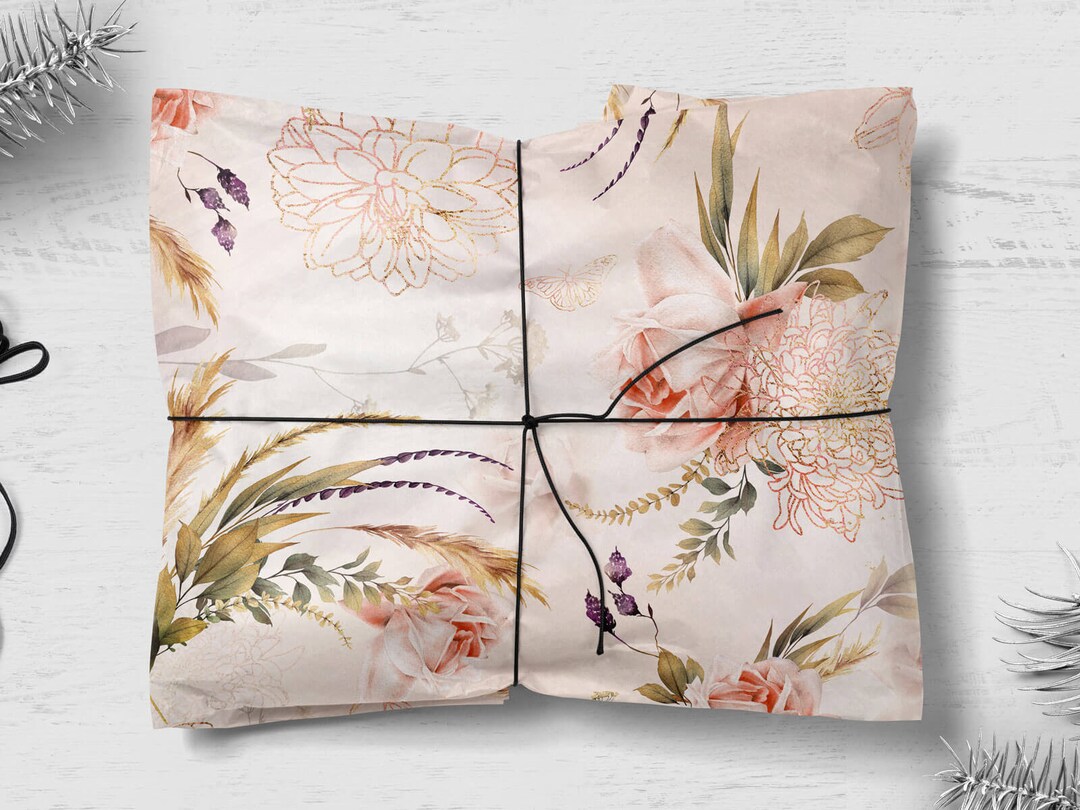 TISSUE PAPER 50x75 Autumnchill Sheets Order Packaging Small Business ...