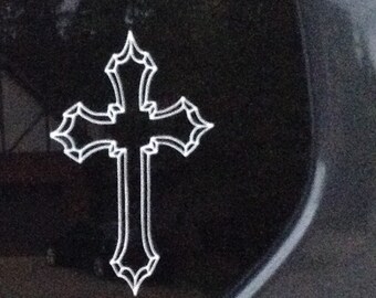 Cross Decal 3x4 | Etsy