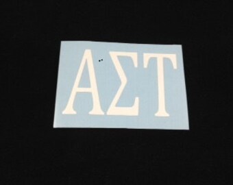 Alpha Sigma Tau Anchor Sorority Decal 3x3.5 Car/suv | Etsy