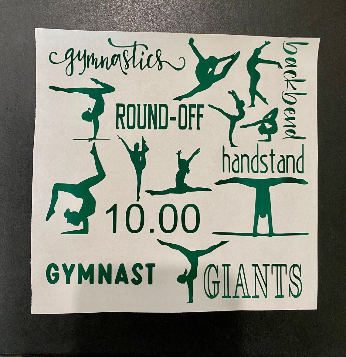 Gymnastics Decal Pack/ 17 Gymnastics Decals/gymnast Decals/team ...