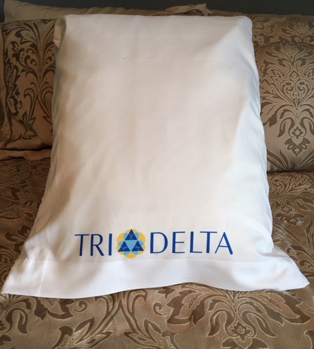 Delta Delta Delta/tri Delta Sorority Standard Pillowcase - Etsy