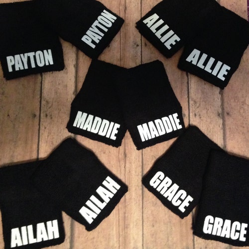 Personalized 6 Gymnastics Wristbands a Set of 2 Bands - Etsy