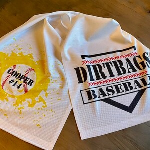 Baseball /baseball Team/baseballtravel Team Personalized Cooling Towel ...