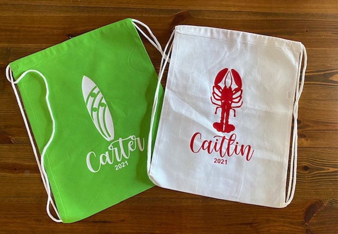 Custom Beach/pool Drawstring Bag - Etsy